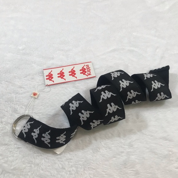 Kappa | Accessories | New Kappa Banda Belt Print Black White Adjust ...